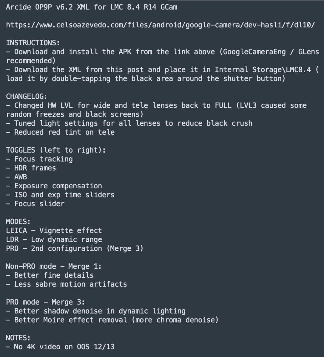 Themes / Apps / Mods - Gcam for OnePlus 9 pro | Page 20 | XDA Forums